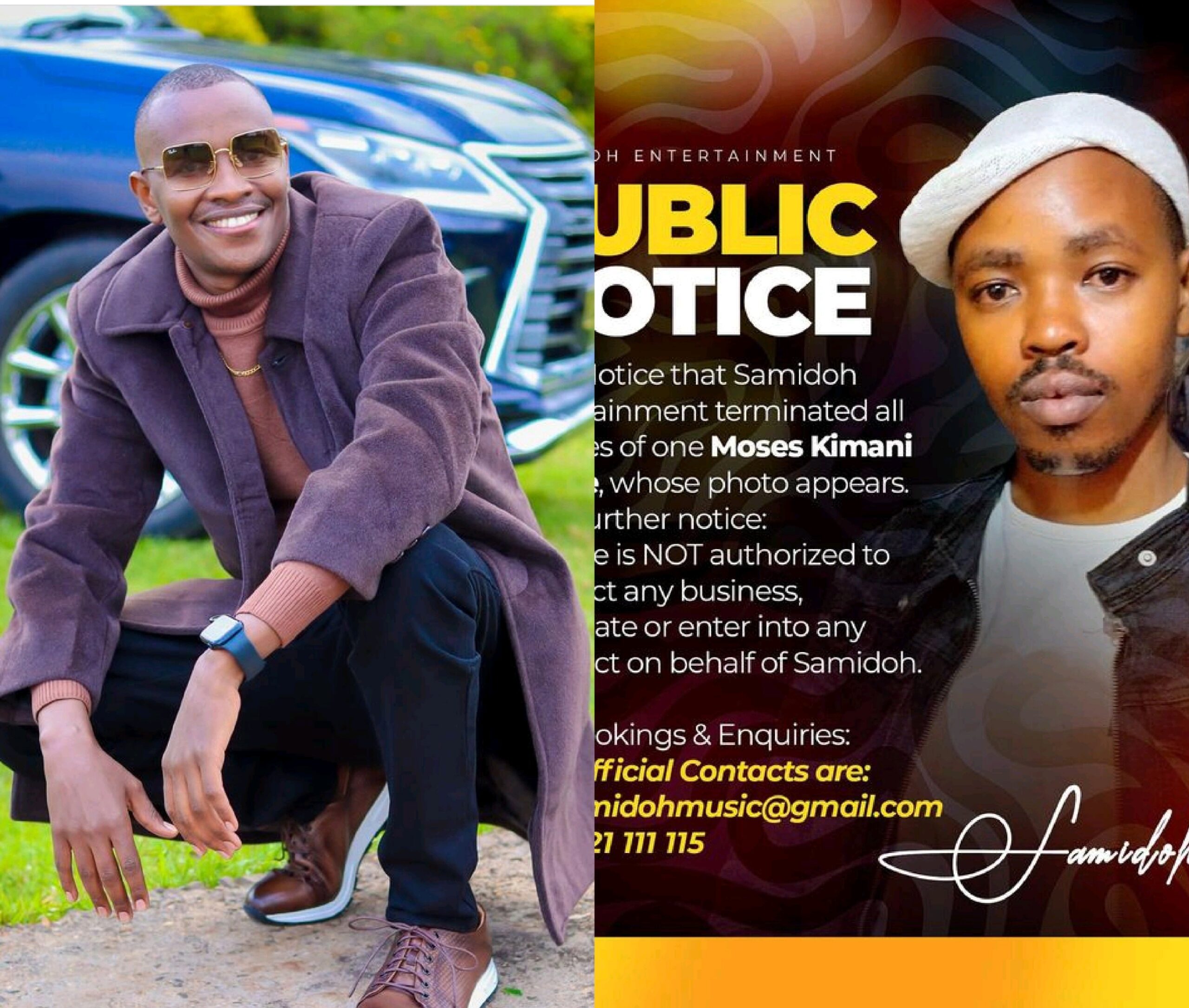 Samidoh Issues Public Notice to Announce the Firing of His Manager ...