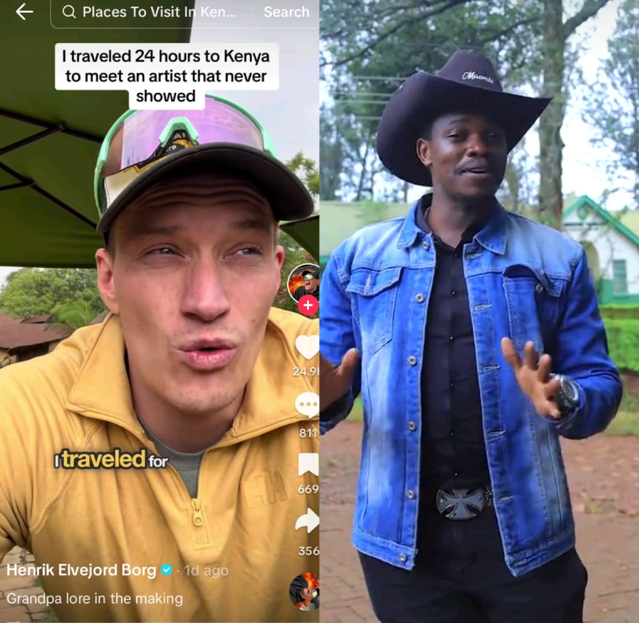 Mzungu Artiste Finally Tracks Down Kenyan Singer Maombi Samson After ...